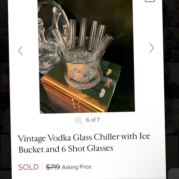 Dining | Vintage Glass Vodka Chiller | Poshmark
